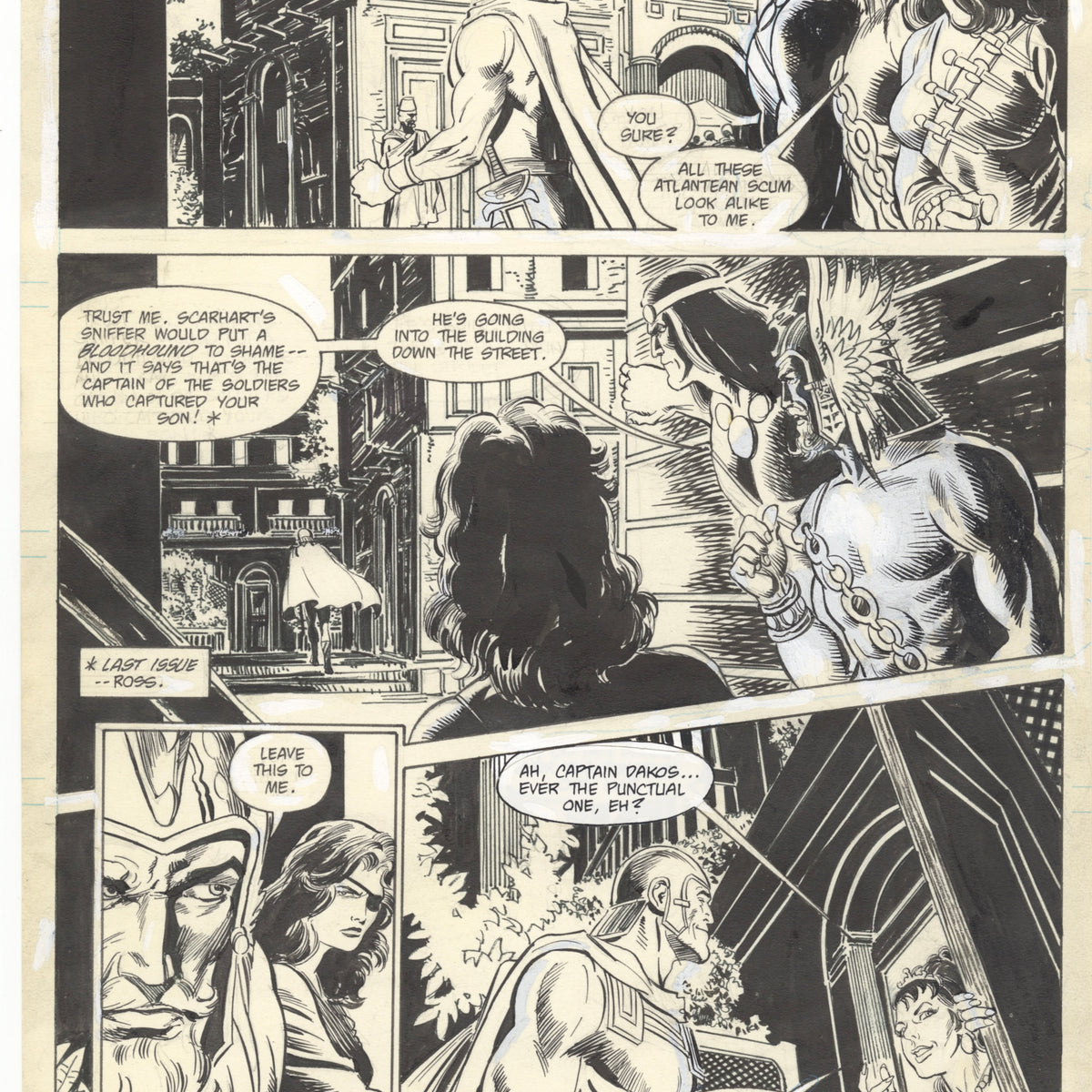 Warlord #89 pg 1 by Rich Buckler Original Comic Art – Neat Stuff Vault