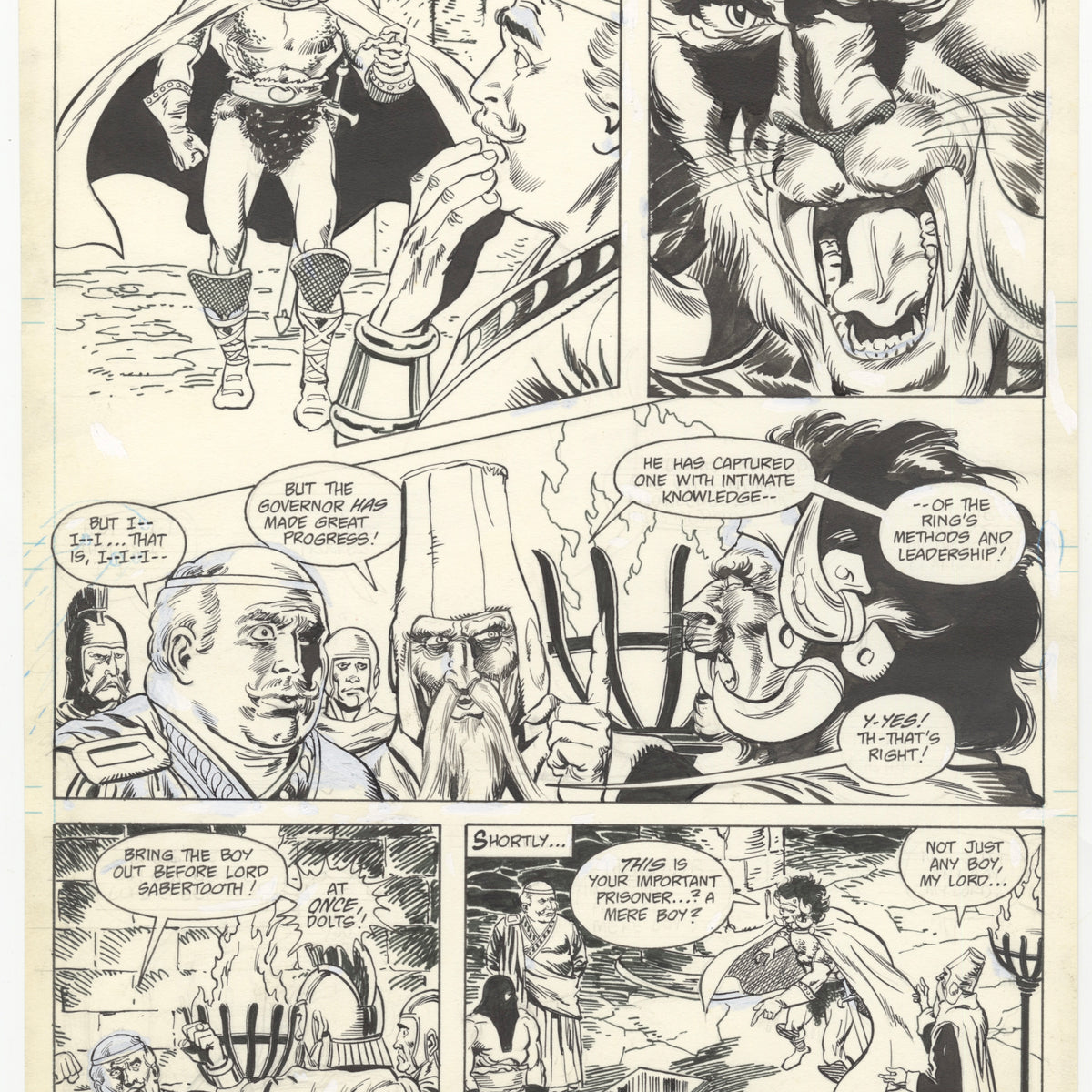 Warlord #89 pg 10 by Rich Buckler Original Comic Art – Neat Stuff Vault