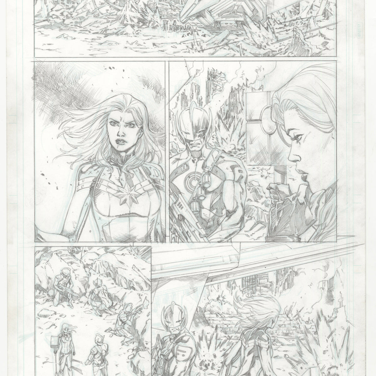 Captain Marvel #18 (152) pg 13 Original Comic Art by Cory Smith – Neat ...