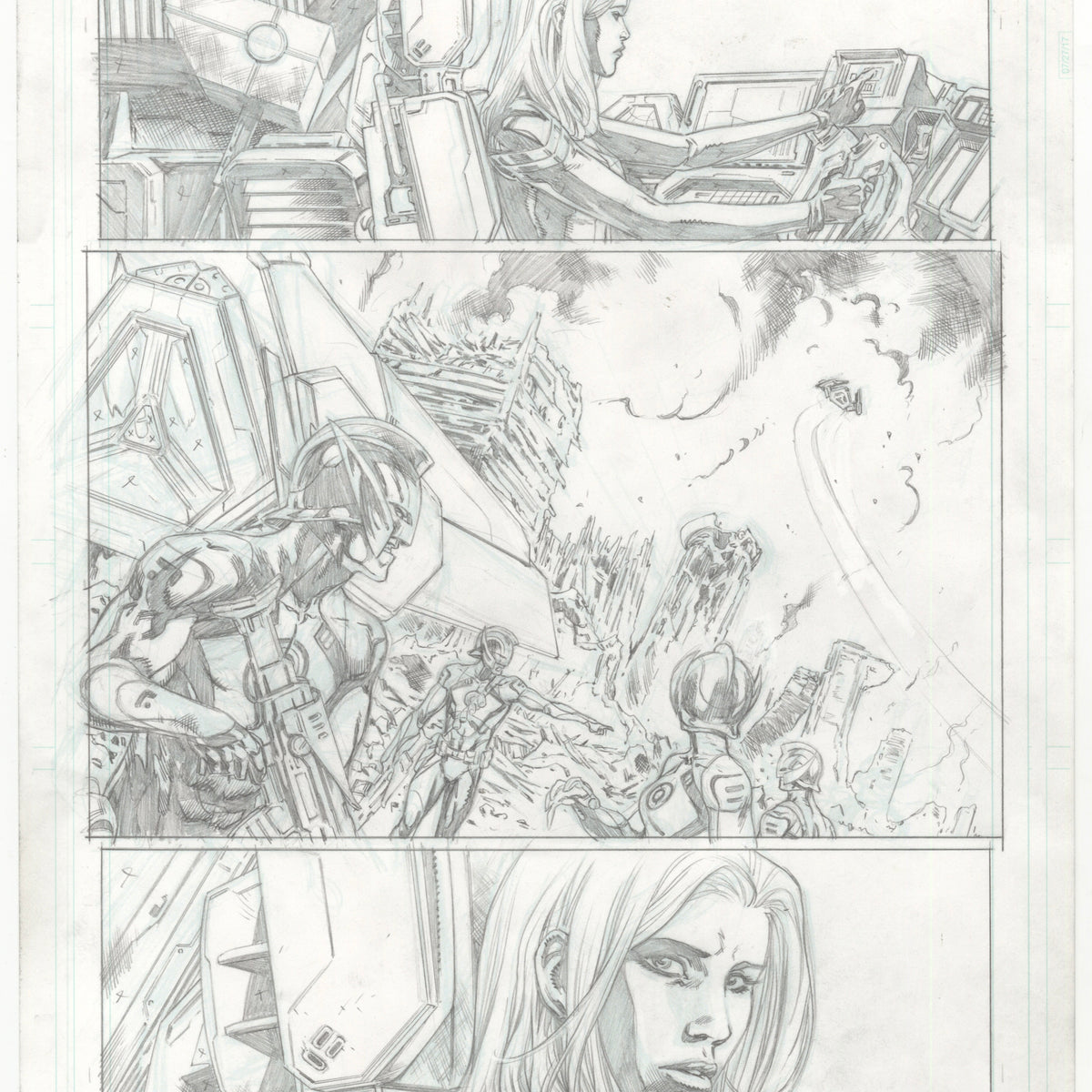 Captain Marvel #18 (152) pg 19 Original Comic Art by Cory Smith – Neat ...