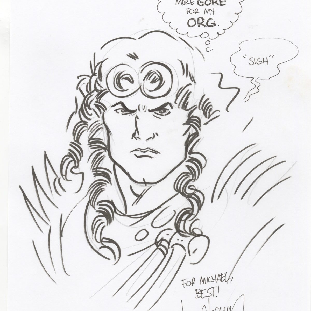 Lorca Original Comic Art by David Lapham – Neat Stuff Vault