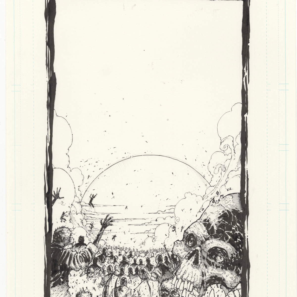 Pogrom Full Splash pg 23 Original Comic Art by Josh Medors - Zombies ...