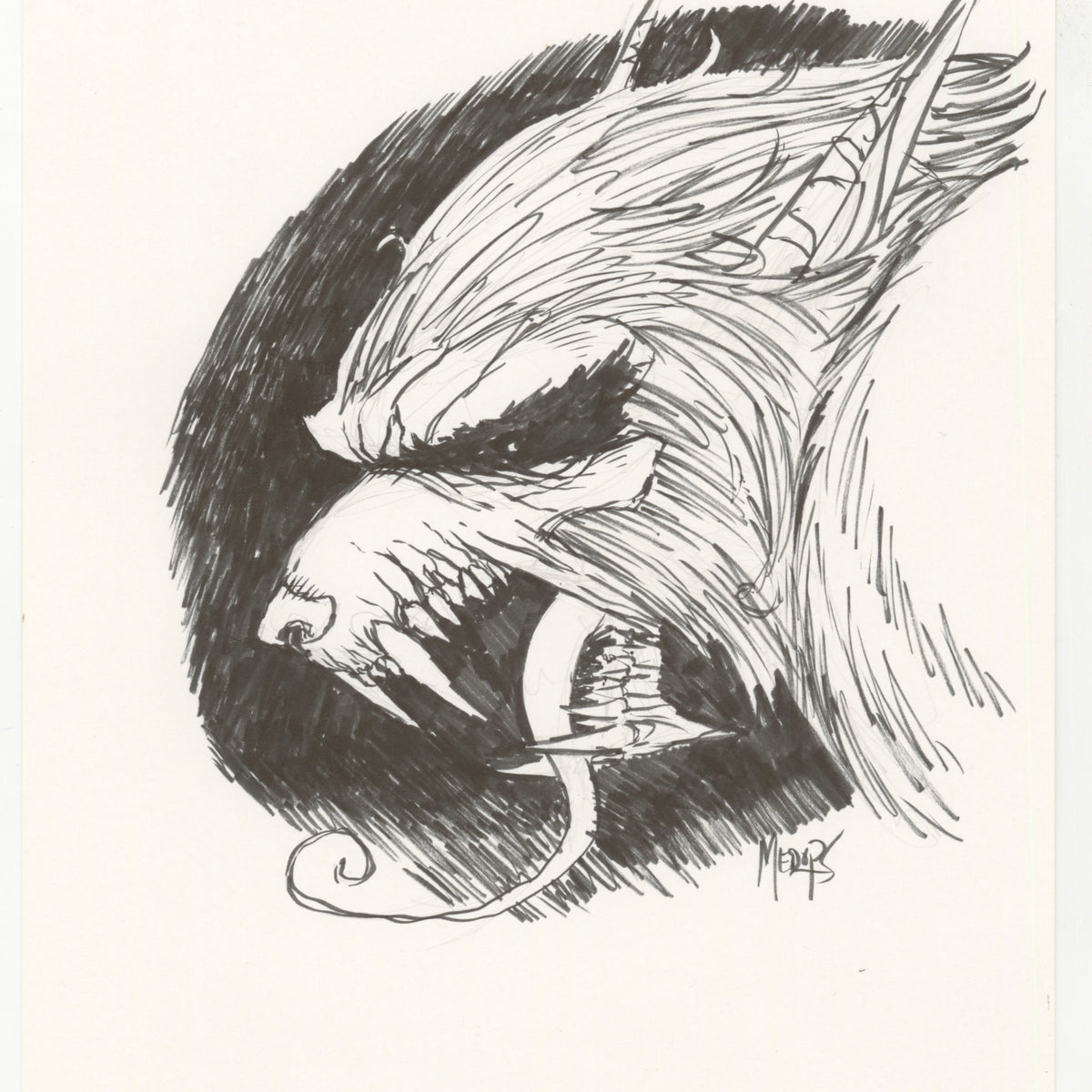 Willow Creek Werewolf Original Comic Art by Josh Medors – Neat Stuff Vault