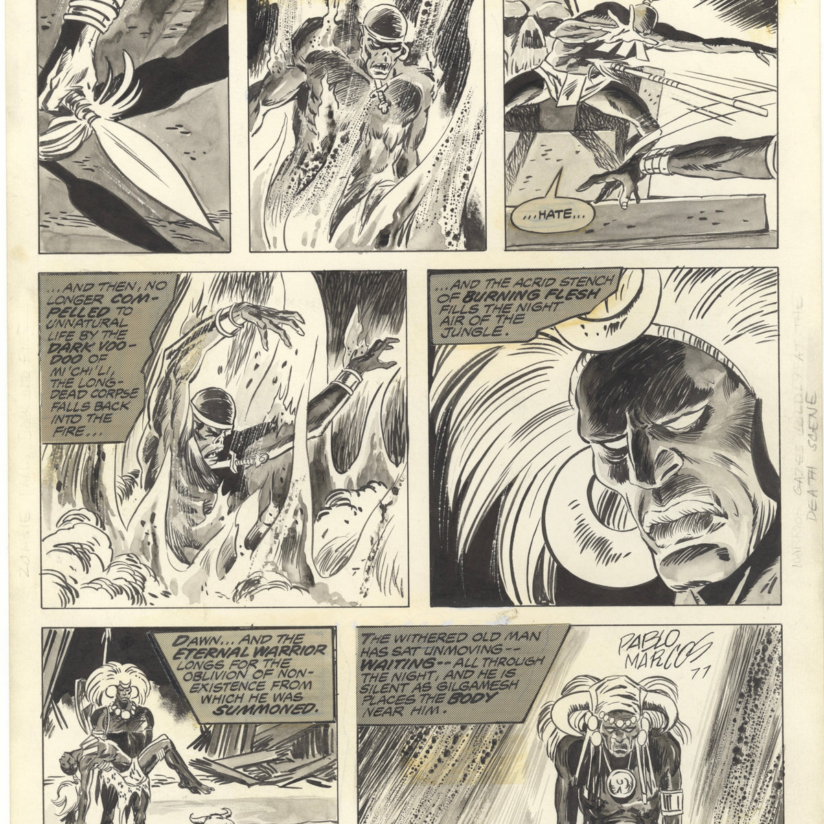 Marvel Preview # 12 pg 38 by Bob Brown – Neat Stuff Vault