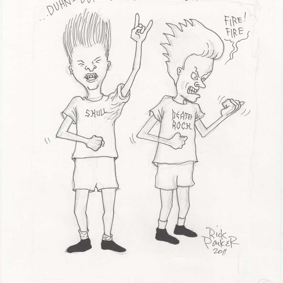 Beavis and Butthead Original Comic Art by Rick Parker – Neat Stuff Vault