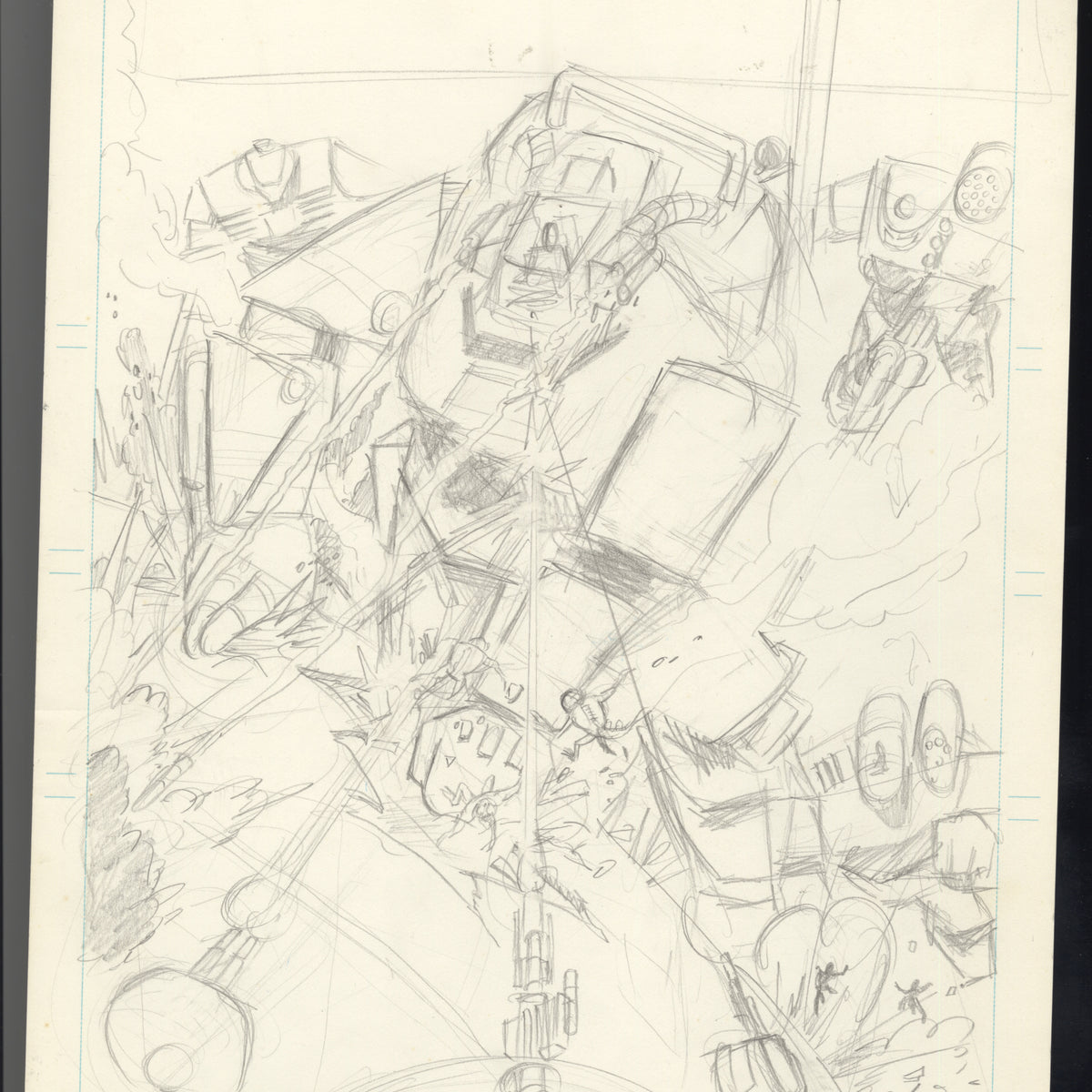 Robotech Defenders Original Comic Book Art COVER Prelim by Judith Hunt ...