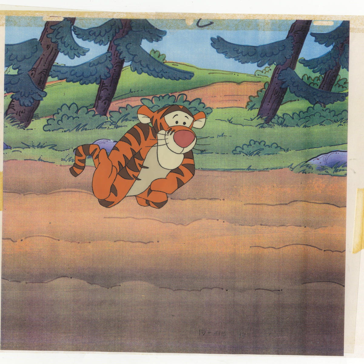 Vintage Disney Tigger Animation Cel - Winnie The Poo – Neat Stuff Vault